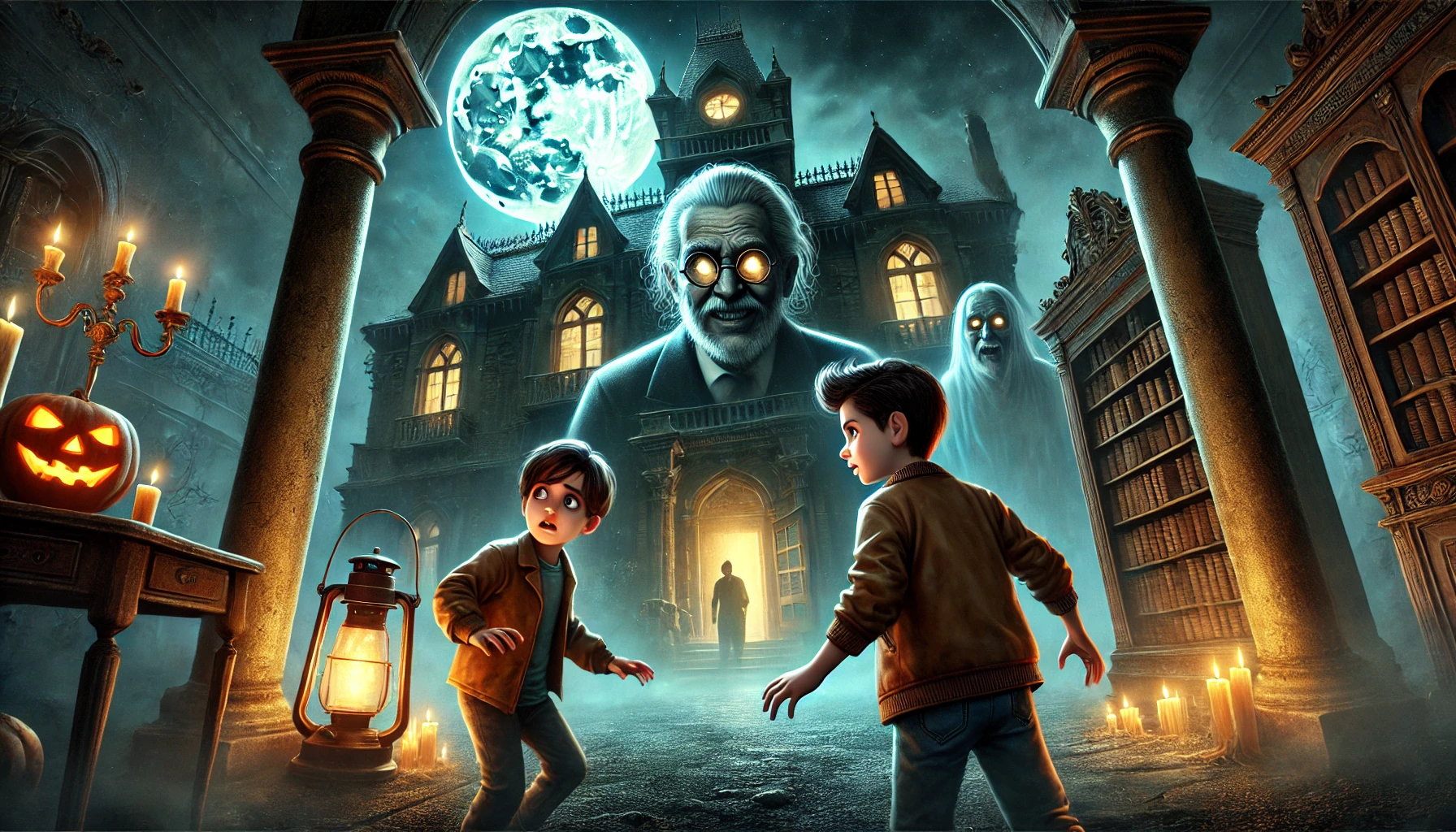 The Haunted House – A Scary Ghost Story in Hindi & English - Chillu